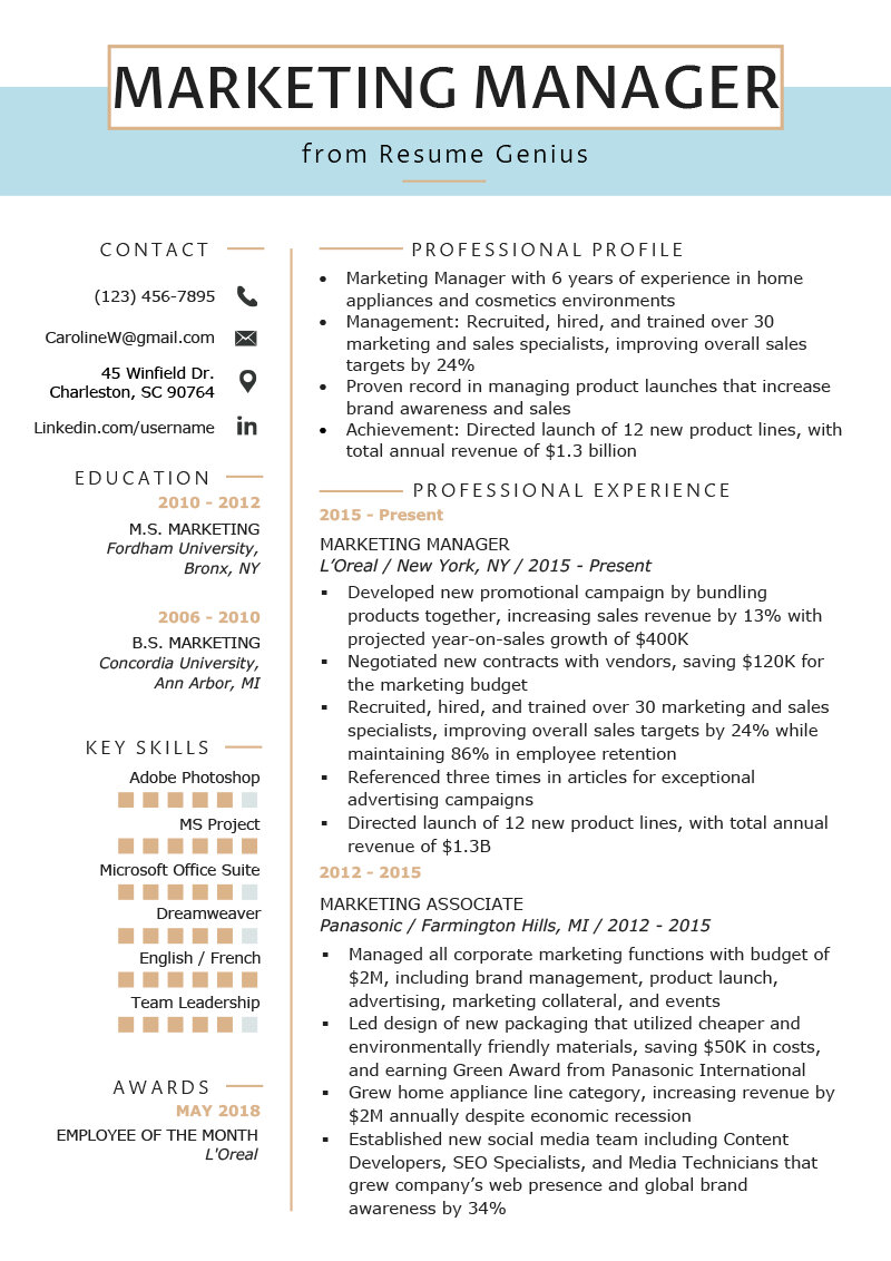 10 Best Digital Marketing CV/Résumé Examples 10 Best Digital Marketing CV/Résumé Examples